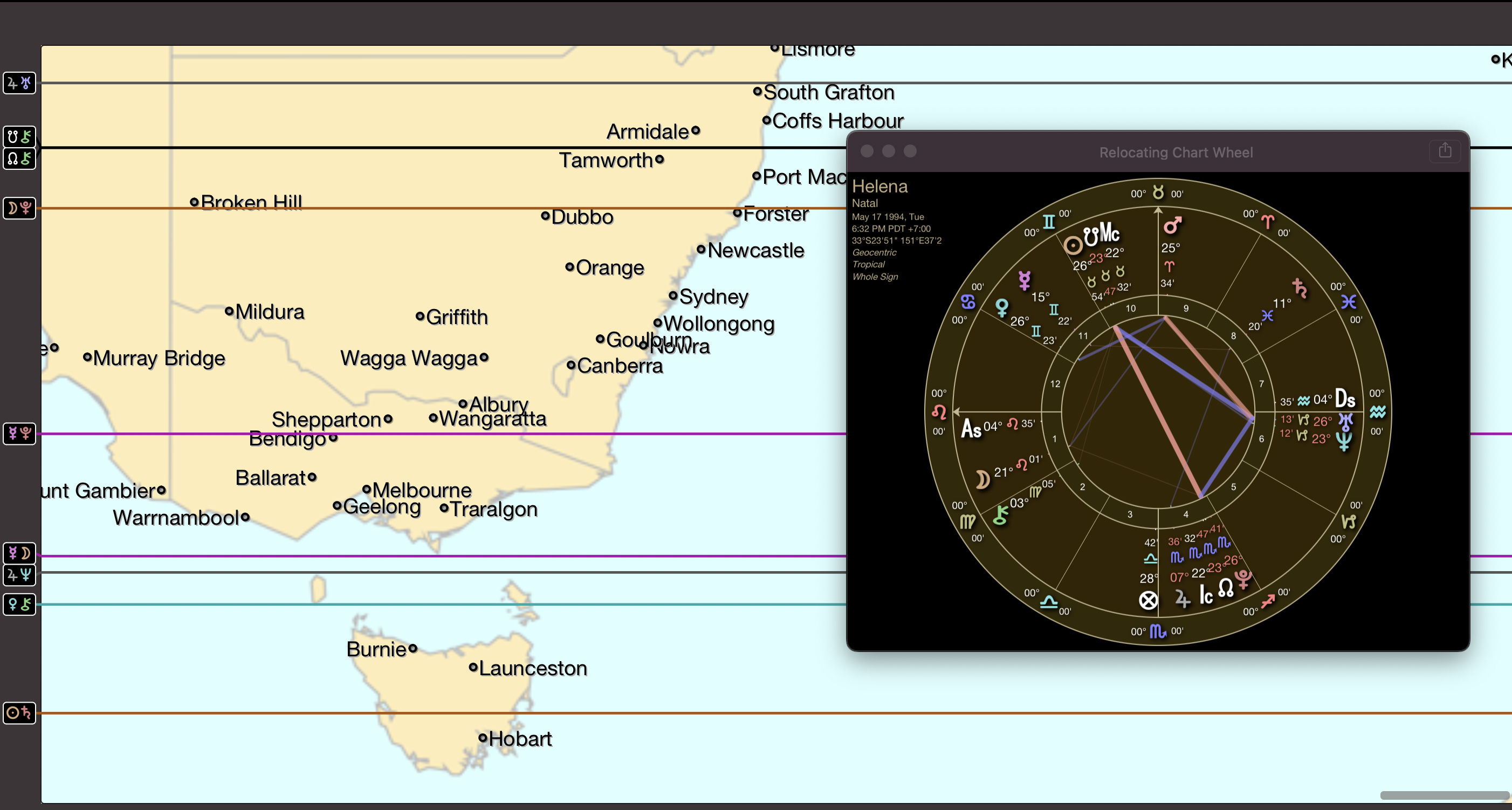 Astro Gold Best Astrocartography Software For Mac Helena Woods